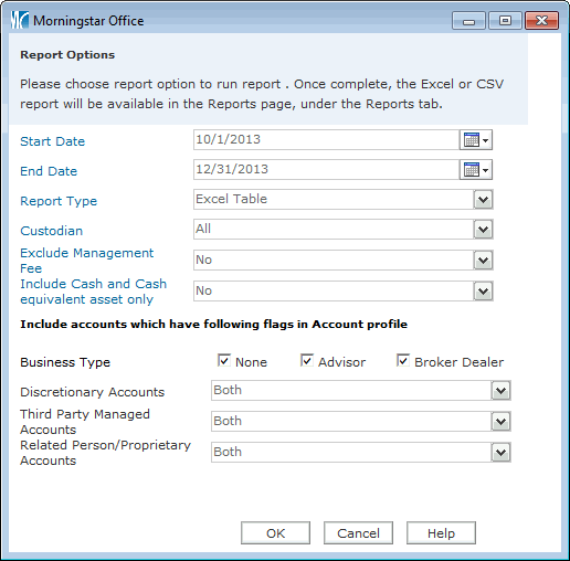 Morningstar Office Release February 2014