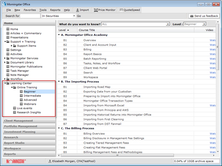 Morningstar Office Release January 2016