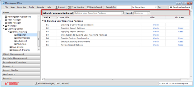 Morningstar Office Release January 2016